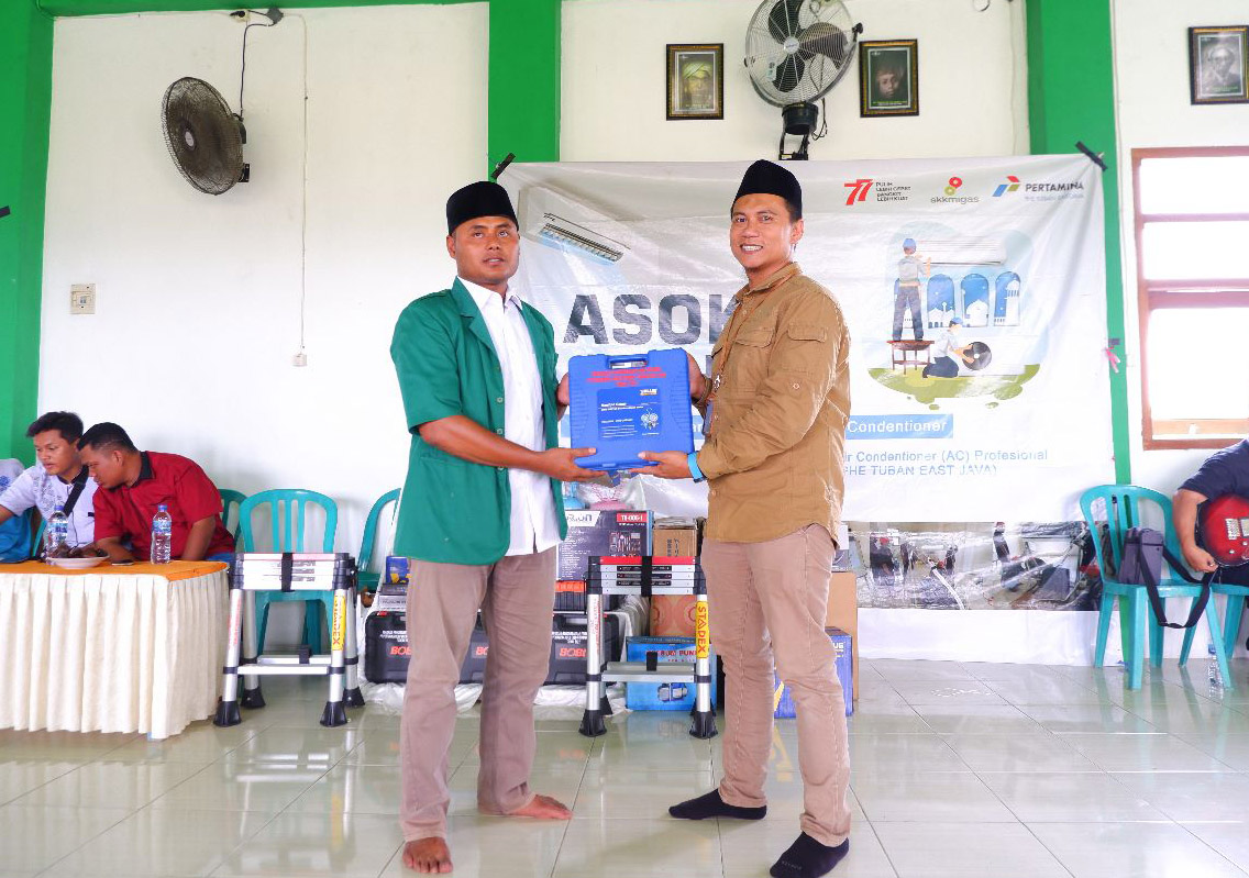 PHE-TEJ Droping Alat Teknisi AC di Kelompok Wirausaha ‘Asoka Teknik’
